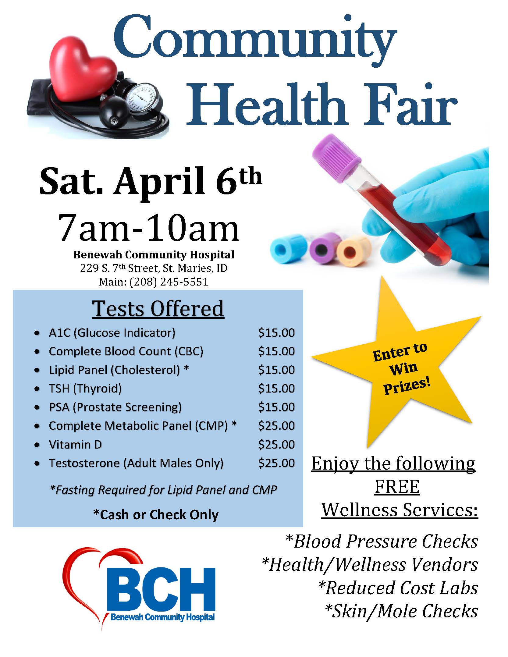 Community Health Fair – Benewah Community Hospital